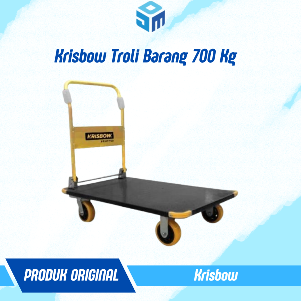 Krisbow Troli Barang 700 Kg - Kuning Produk Original Krisbow | CV. Dwi ...