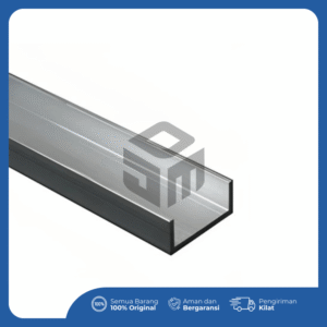 Besi UNP-100 (100x50x5 mm) | CV. Dwi Jaya Mandiri