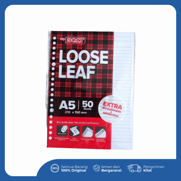 Kertas Refill / Loose Leaf BBO LL 50 A5 Big Boss | CV. Dwi Jaya Mandiri